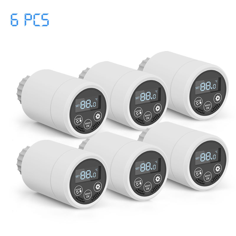 Tuya ZigBee3.0 Smart Radiator Actuator Programmable Thermostatic Radiator Valve Temperature ...