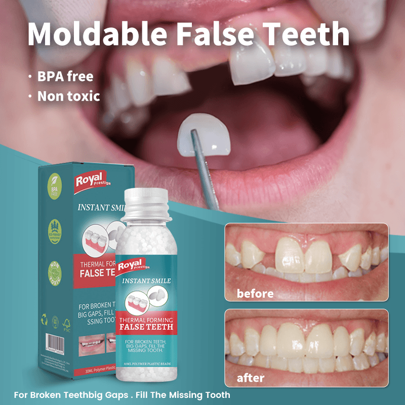 moldable false teeth original false teeth denture original moldable ...