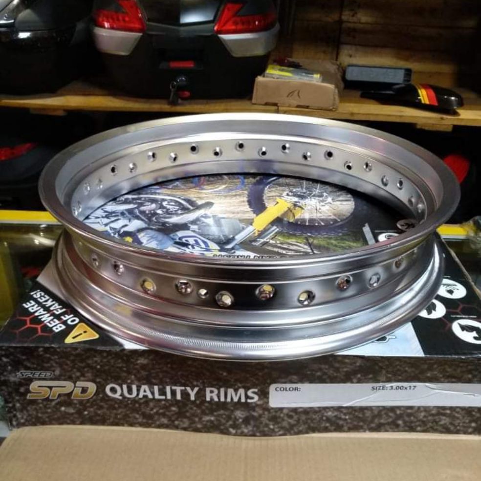 Rims 3.00-17 SILVER OR CHROME PLATED (SPD) 36 holes | Lazada PH
