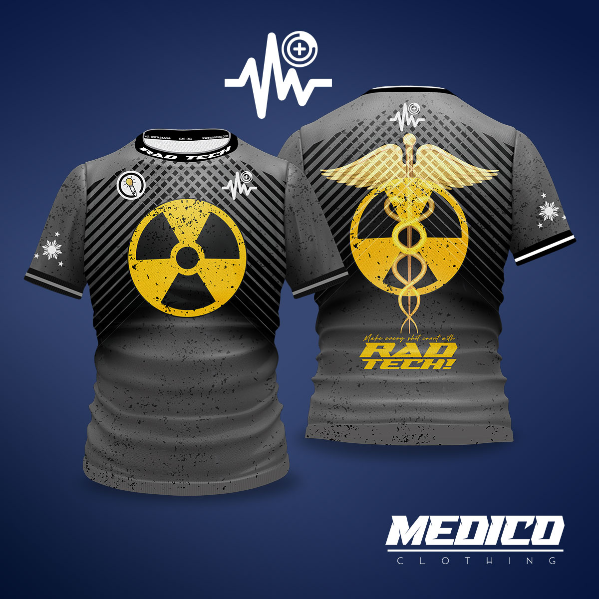 Medical Shirts Radtech V1 MediCo Clothing Tshirt Full Sublimation ...