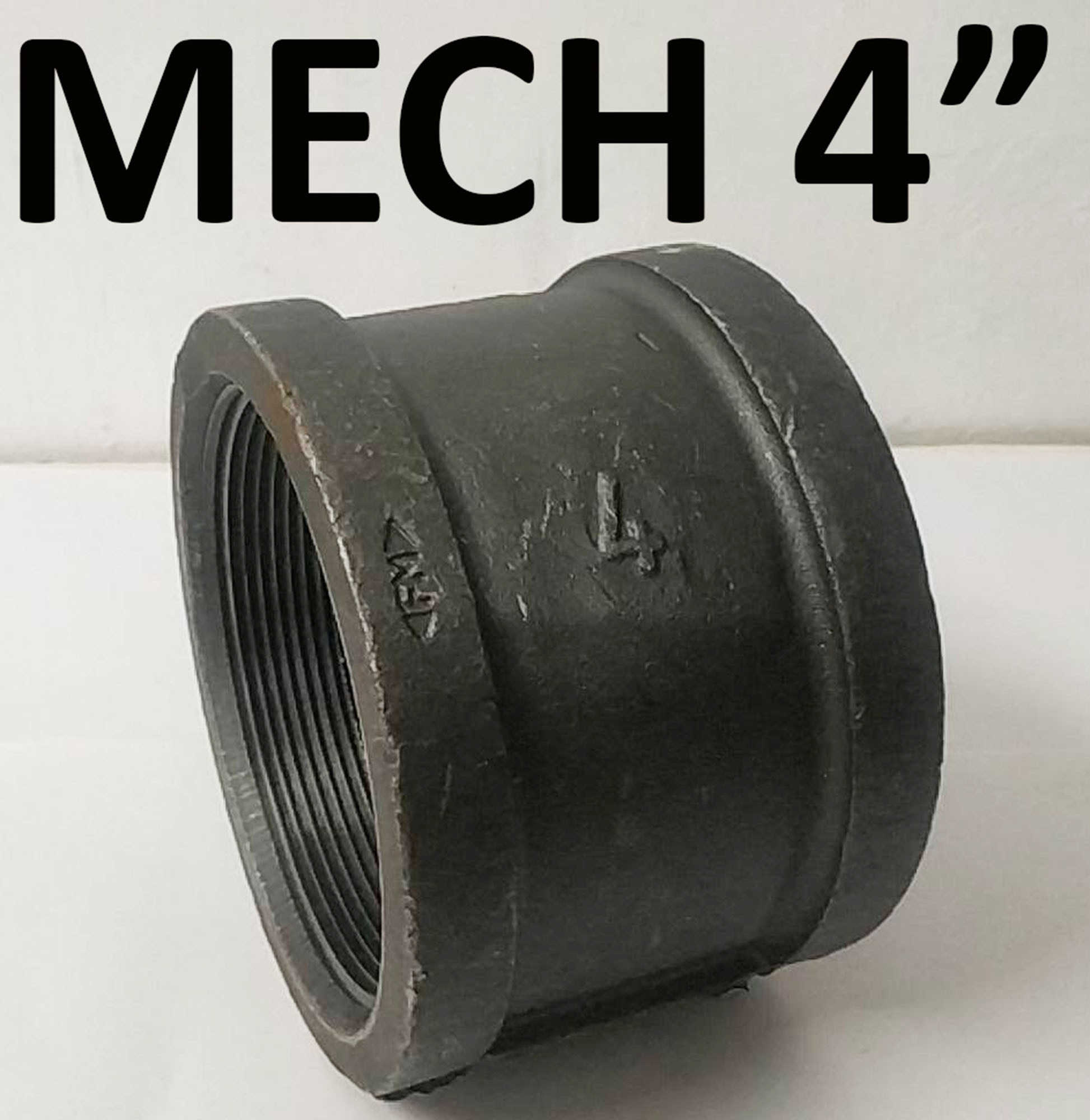 MECH BI COUPLING 4" THREADED SCREW TYPE BLACK IRON MALLEABLE FITTINGS ...