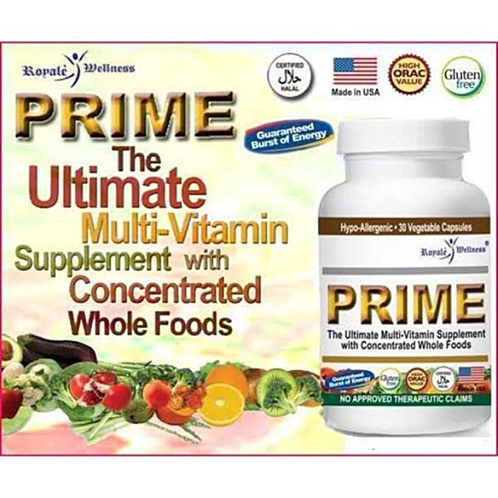 Royale Prime The Ultimate Multi-Vitamin Supplement with Concentrated ...