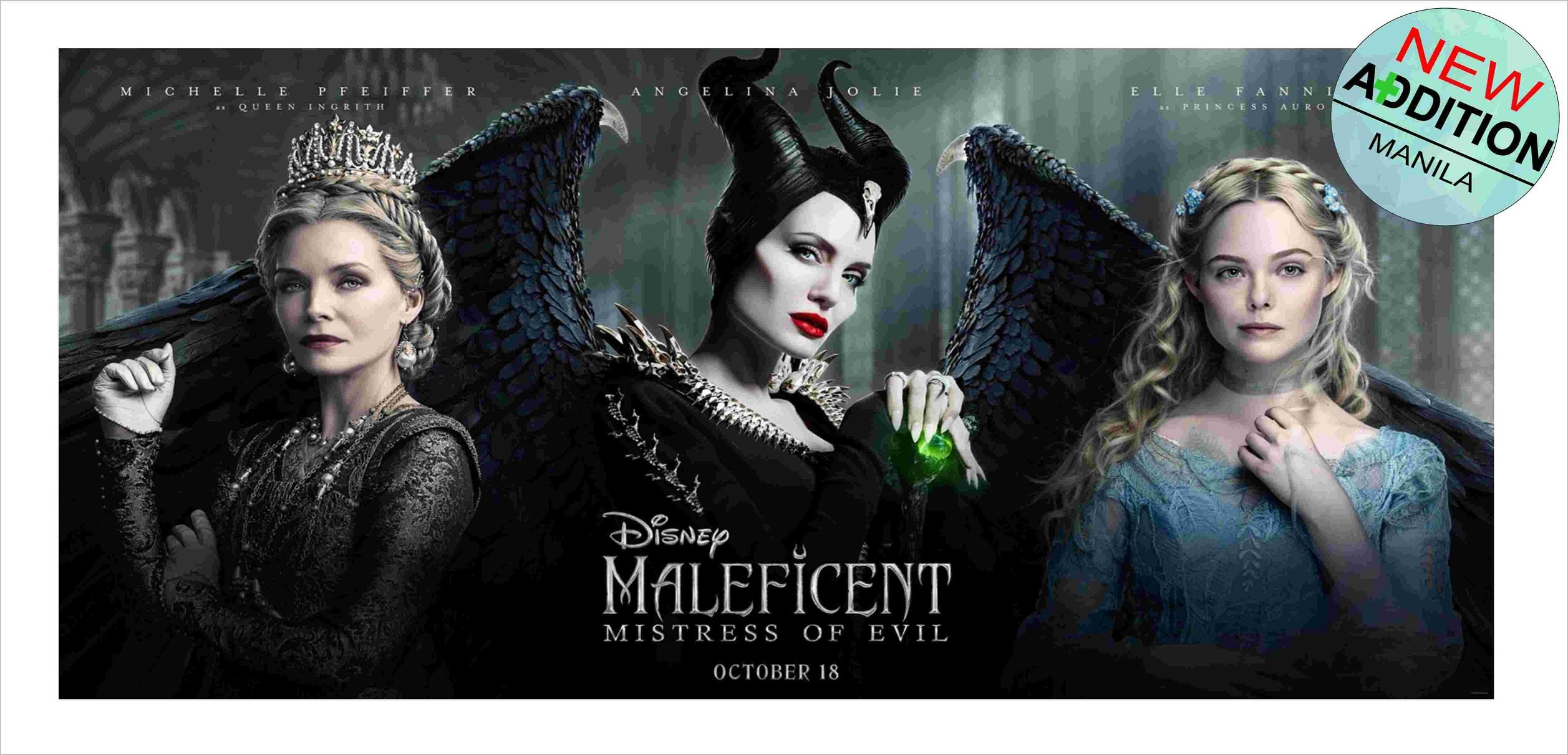 MALEFICENT MISTRESS OF EVIL LONG BANNER POSTER 2019 (75cm x 33cm) | Lazada PH