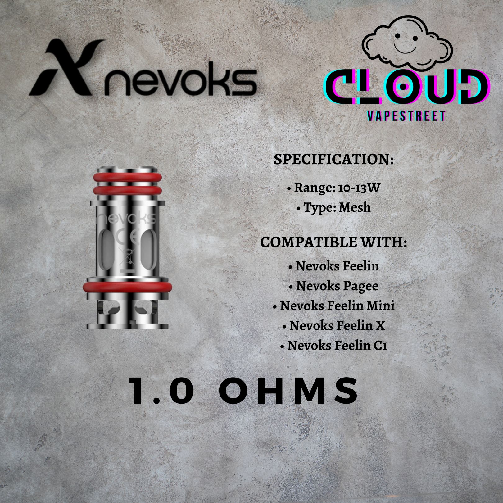 {Original} Nevoks Feelin OCC Coil | Feelin X OCC Coil | Nevoks Feelin X ...