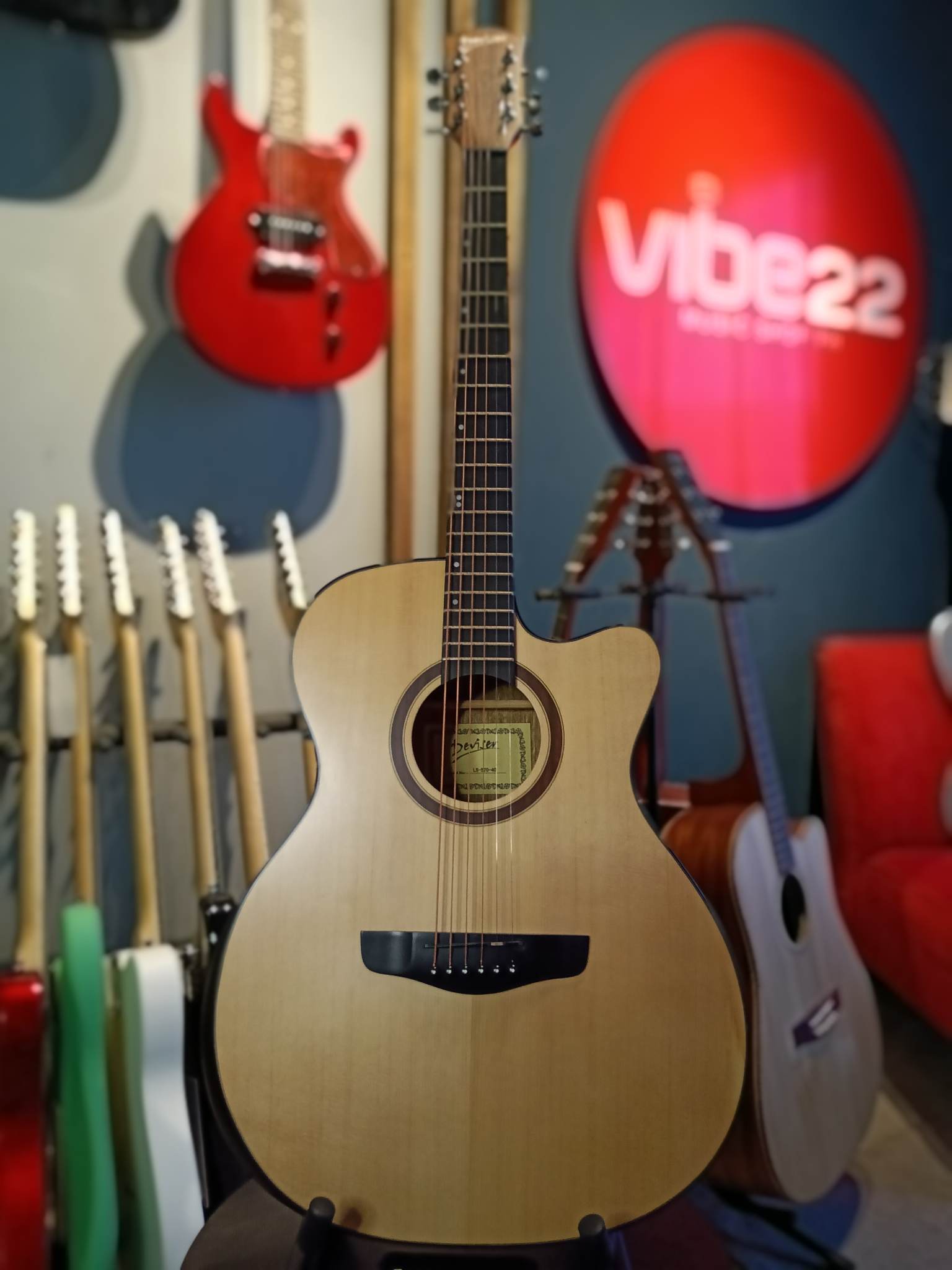 Deviser LS-570 EQ Acoustic - Electric Guitar - OM (40 Inches) | Lazada PH