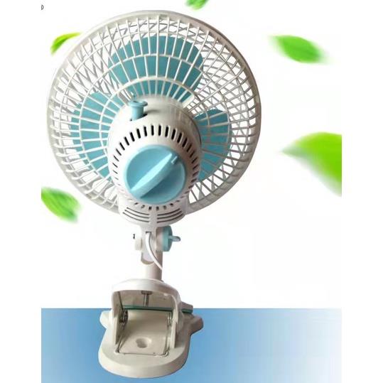 Three-blade spiral electric fan two-speed wind speed adjustment clip-on ...