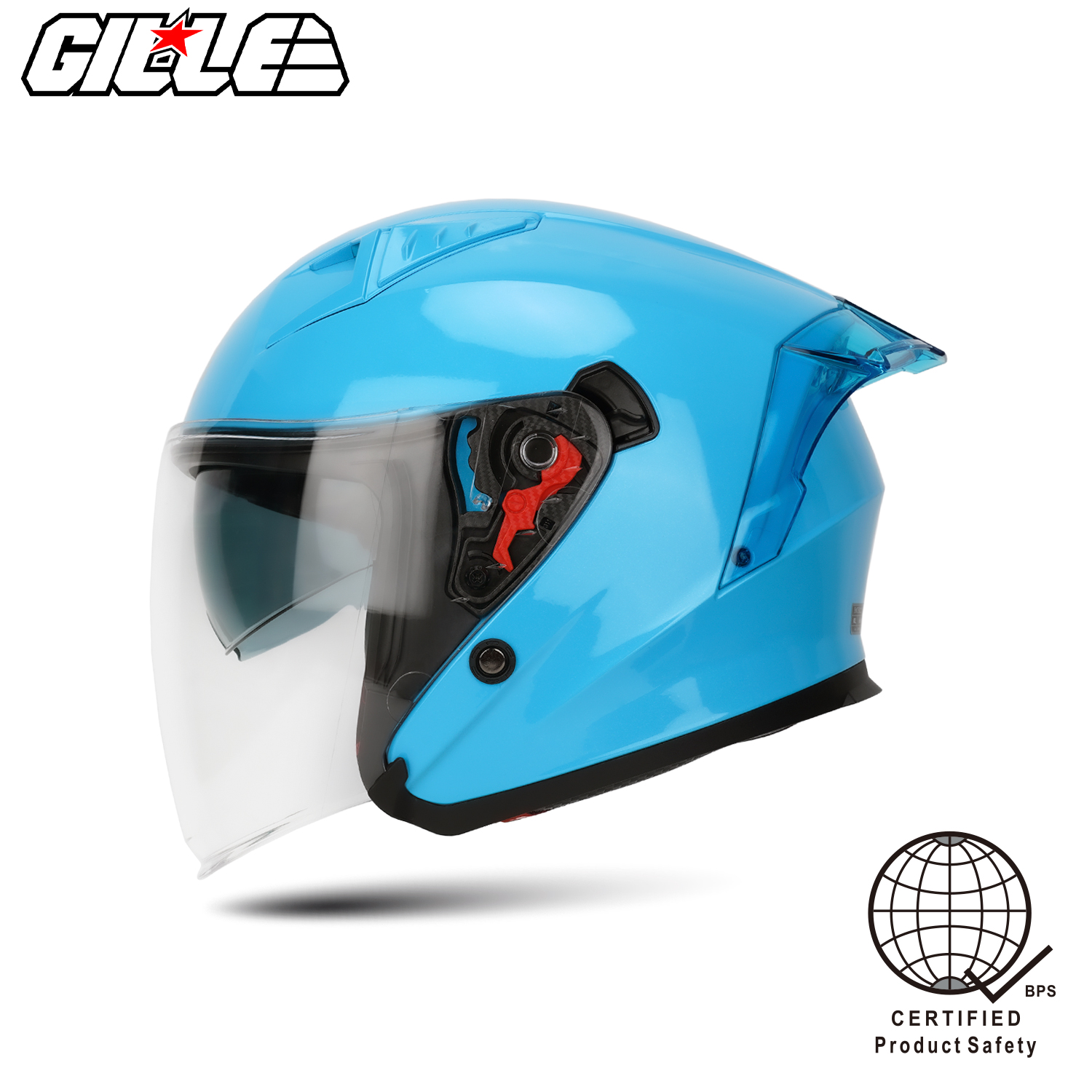 Gille helmet motorcycle Half face original dual visor Half face woman ...
