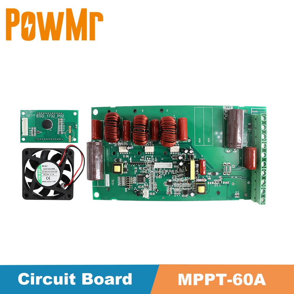 PowMr PCB Board MPPT 60A Solar Charge And Discharge, 56% OFF