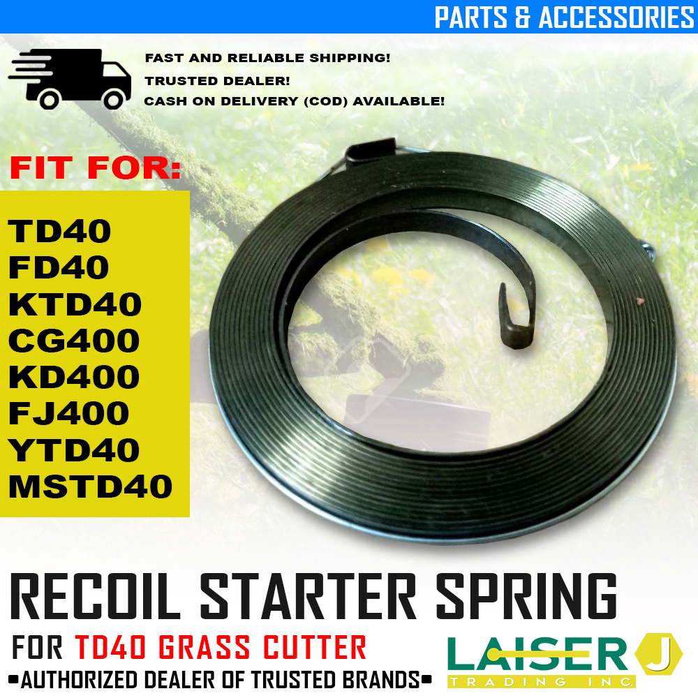 TD40 Rewind Starter Spring for Starter Motor Recoil Spring for TD40 ...