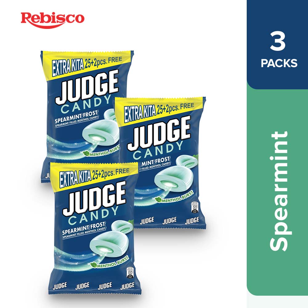 Judge Candy Spearmint Frost 4.5g x 25+2pcs (Set of 3) | Lazada PH