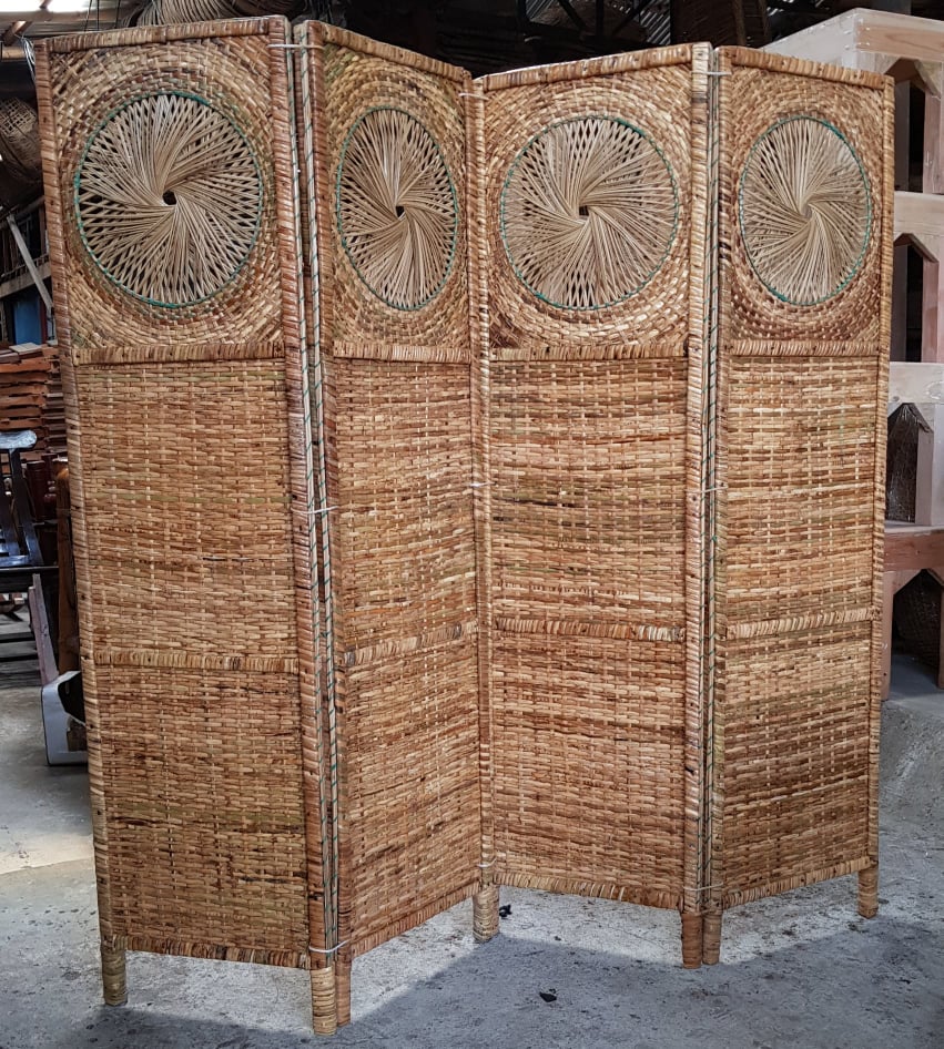 Rattan Divider 4 panel for only 2999 | Lazada PH