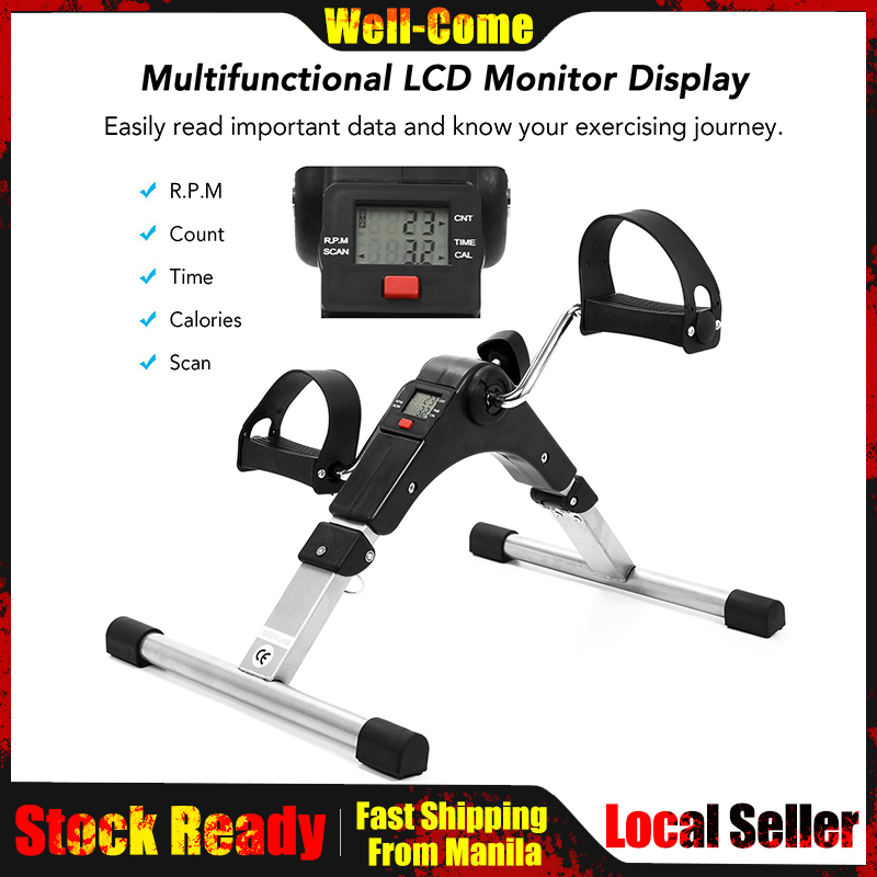 Foldable Vector Mini Bike Pedal Portable Folding Exercise Machine ...