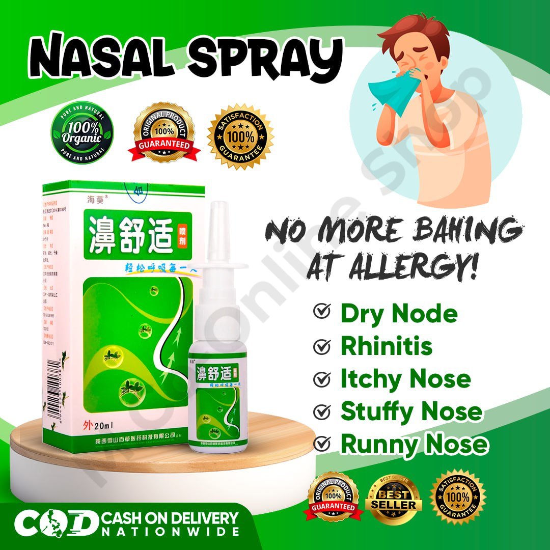 Nasal Spray for Allergic Rhinitis Sinusitis Clogged Nose Chinese ...