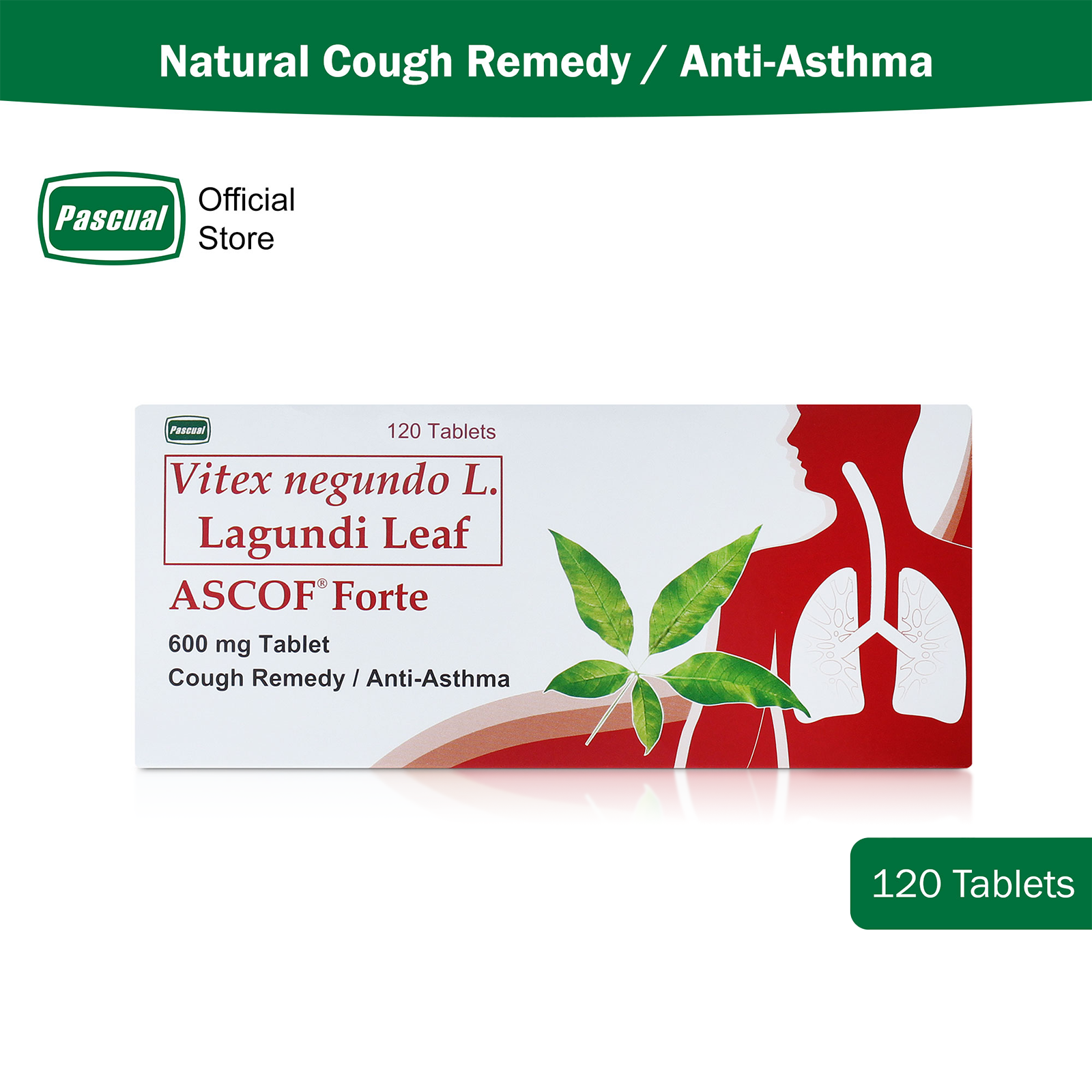 ASCOF® Forte 600mg Tablet 120s | Lazada PH