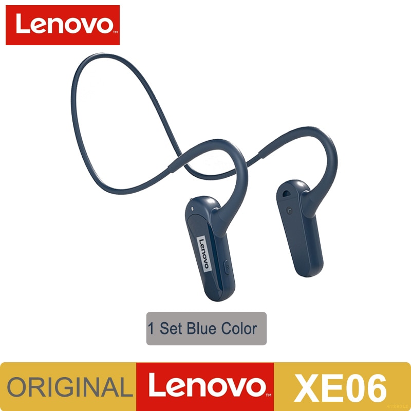 Lenovo XE06หูฟังไร้สายบลูทูธ IPX7หูฟังกันน้ำพร้อมไมโครโฟนคู่หูฟังคล้อง ...