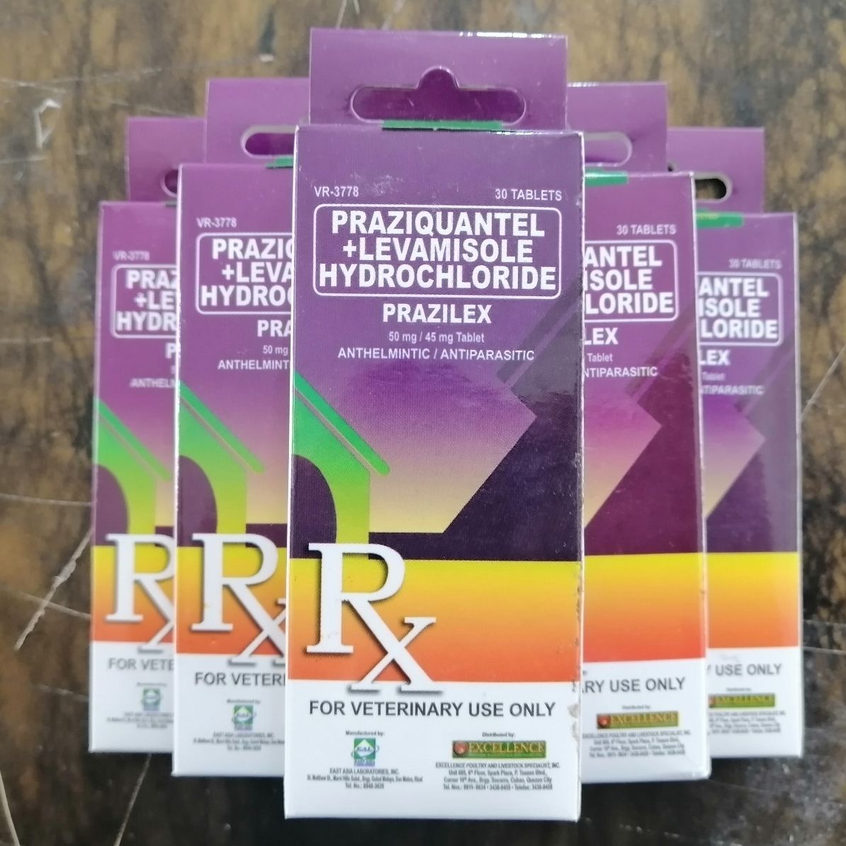 [VETKLIX] bundle of 5 boxes (30 tabs per box) PRAZILEX (Dewormer for ...