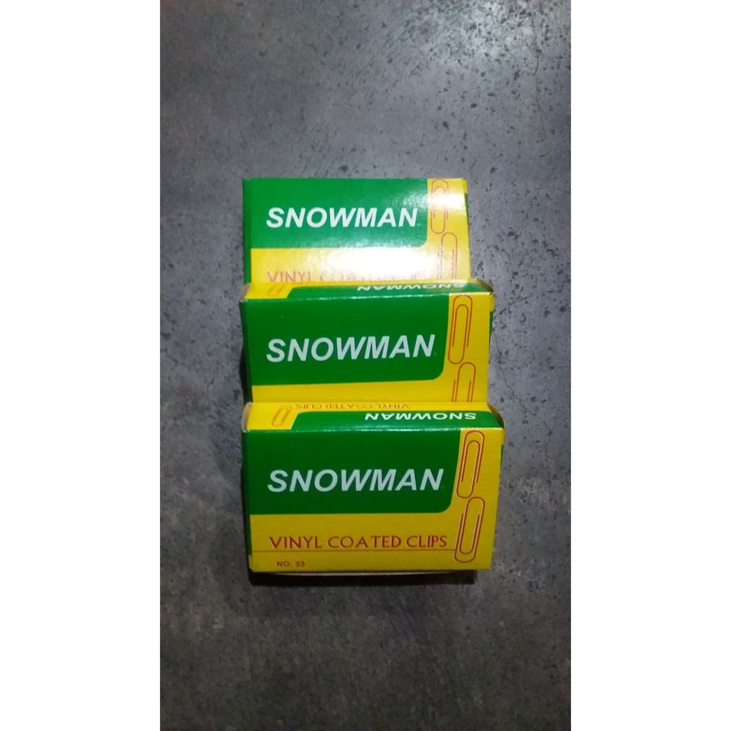 [LSC] Snowman Vinyl Coated Paper Clips Small (100pcs) | Lazada PH