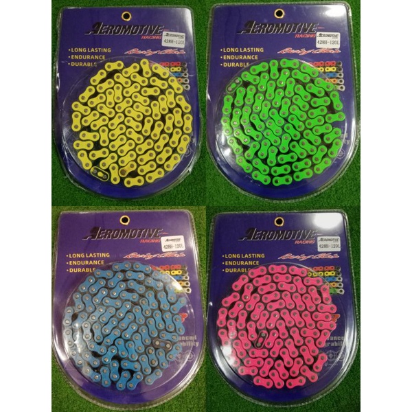 AEROMOTIVE MOTORCYCLE CHAIN COLORED / Gamit sa Motor | Lazada PH