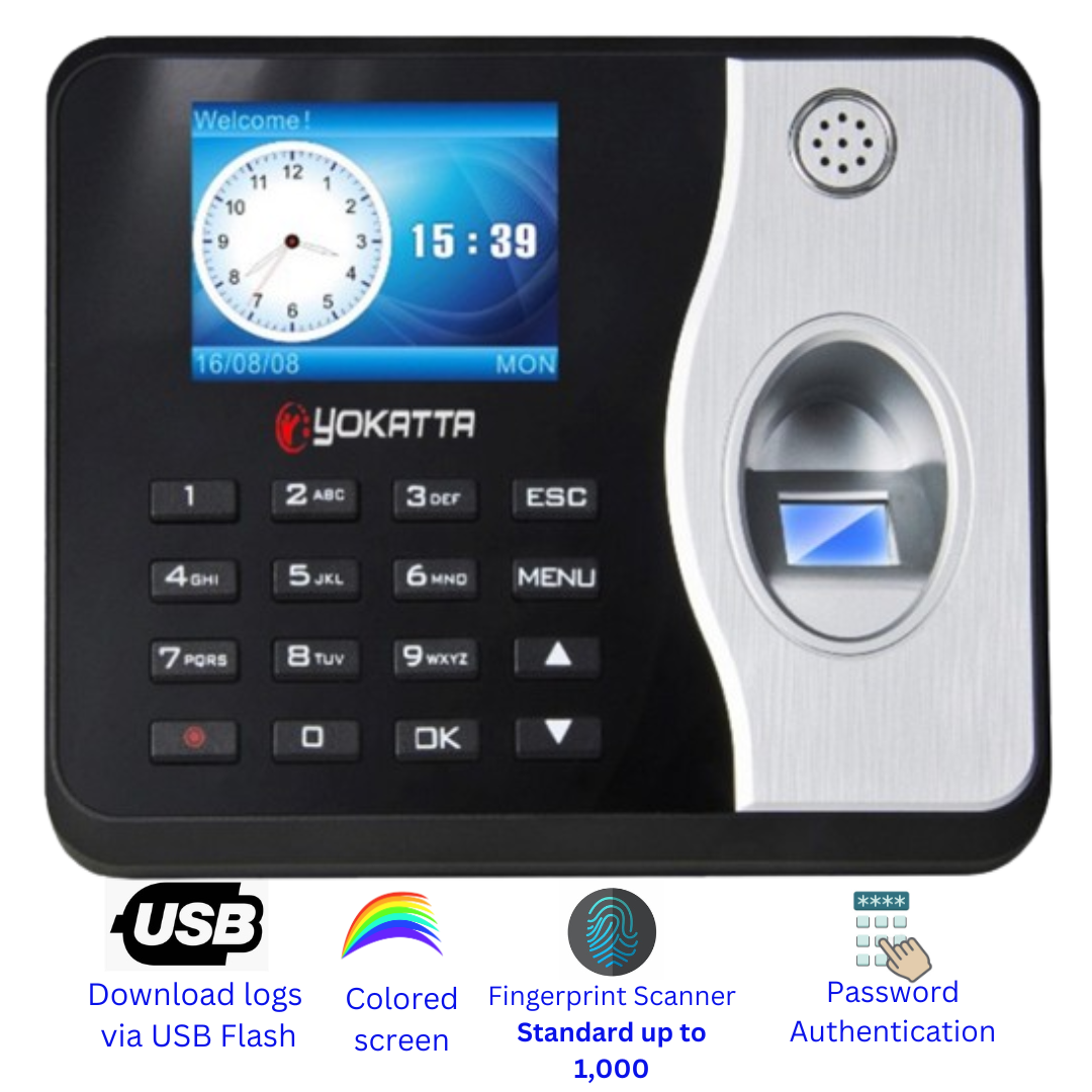 YOKATTA X600 Fingerprints Biometrics Scanner for time and attendance ...