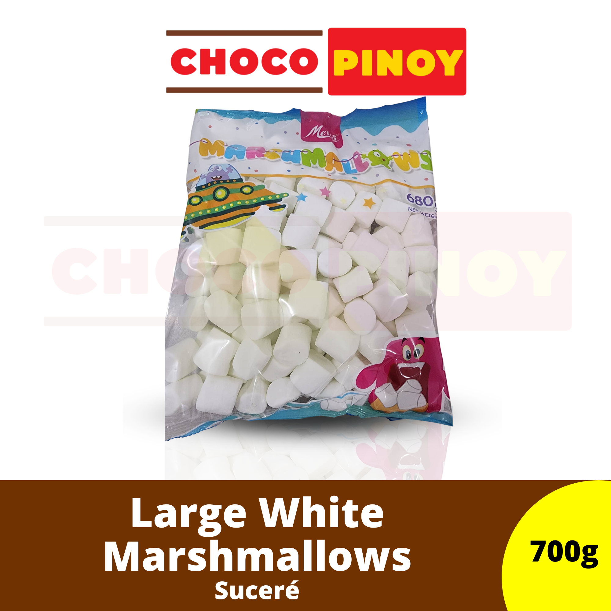Choco Pinoy Onhand 700 grams Large White Marshmallows Mallows | Lazada PH