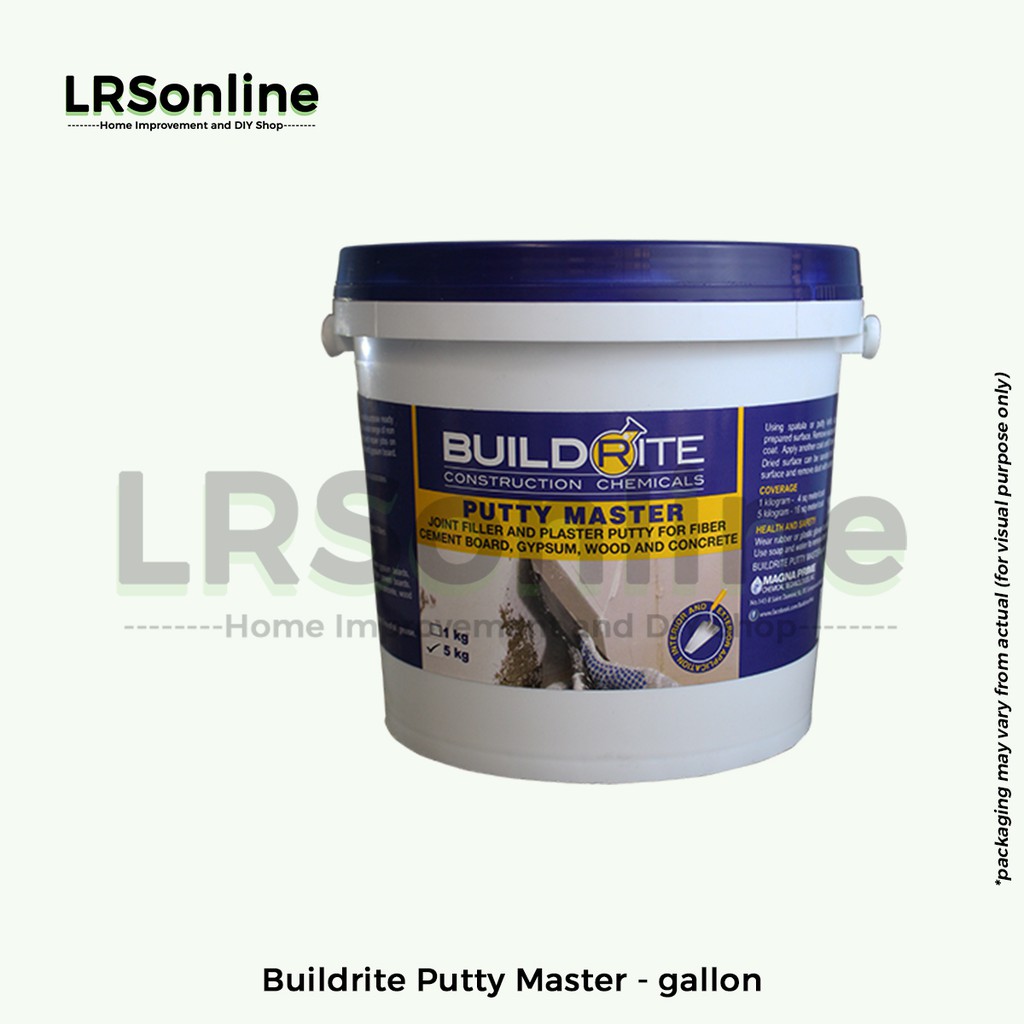 Buildrite Putty Master - Joint Filler and Plaster Putty - gallon ...