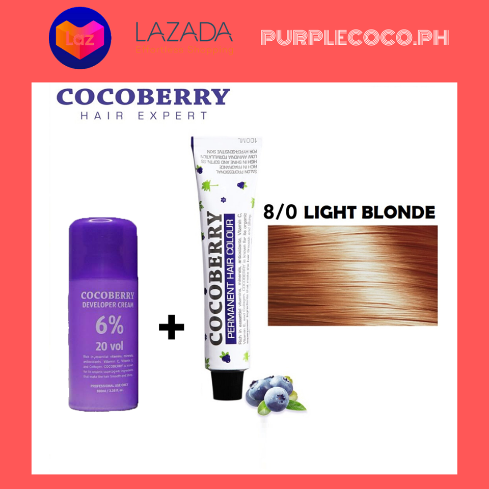 Cocoberry Developer Cream and Cocoberry Permanent Hair Color Set ...
