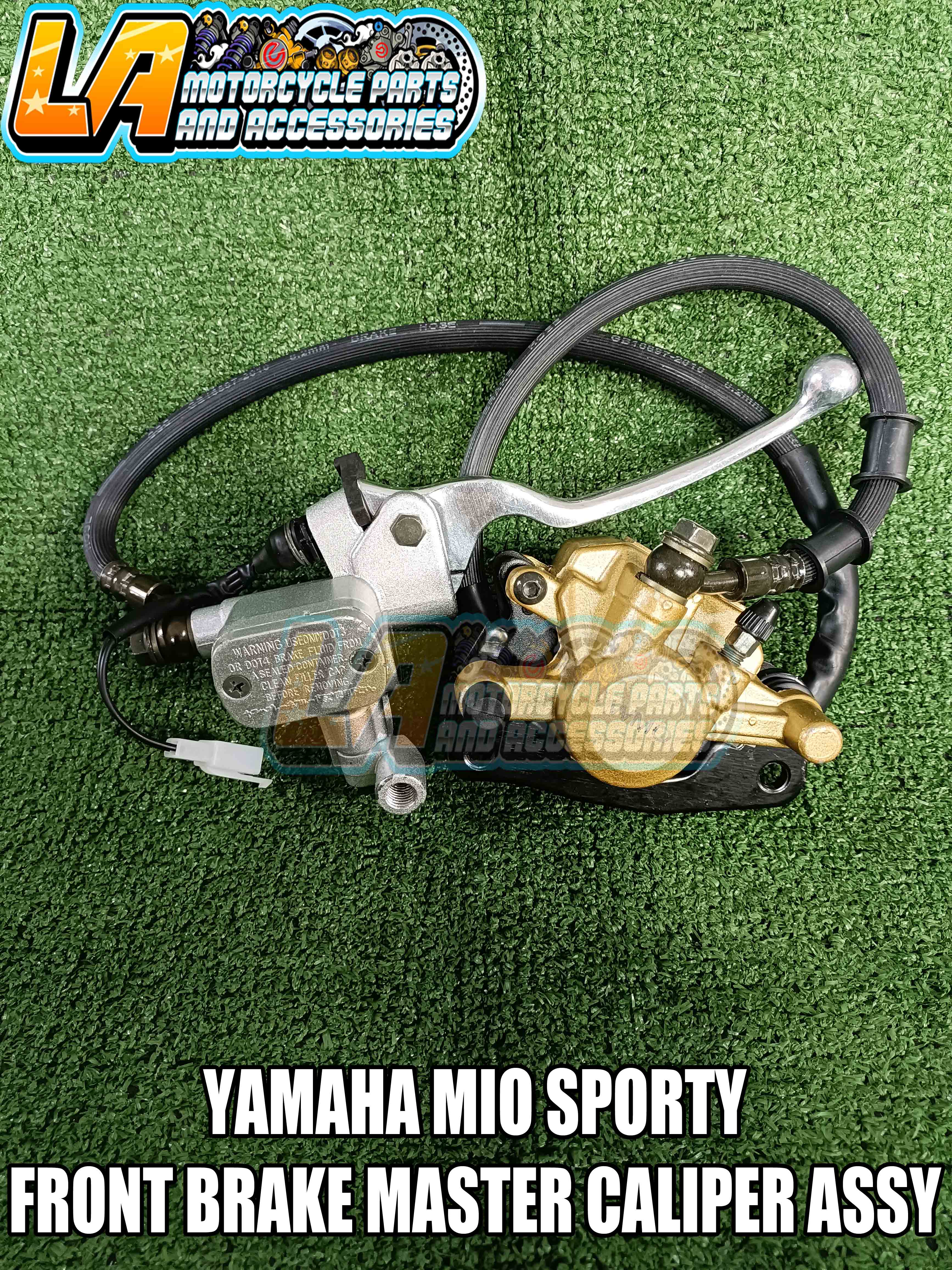 YAMAHA MIO SPORTY CLASSIC FRONT CALIPER GOLD W/BRAKE MASTER ASSEMBLY ...