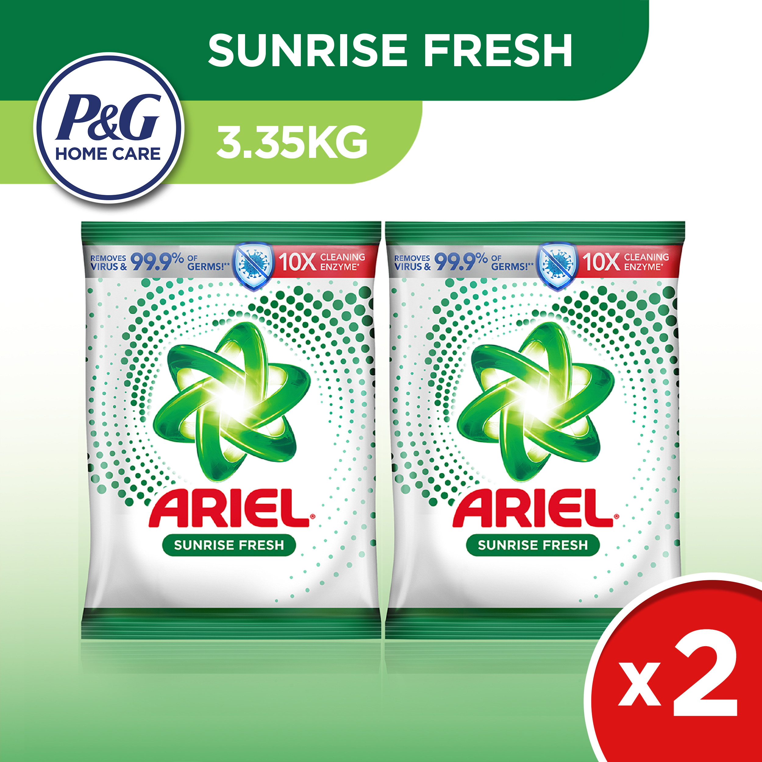 [Bundle of 2] Ariel Powder Detergent Sunrise Fresh Floral Passion 3 ...