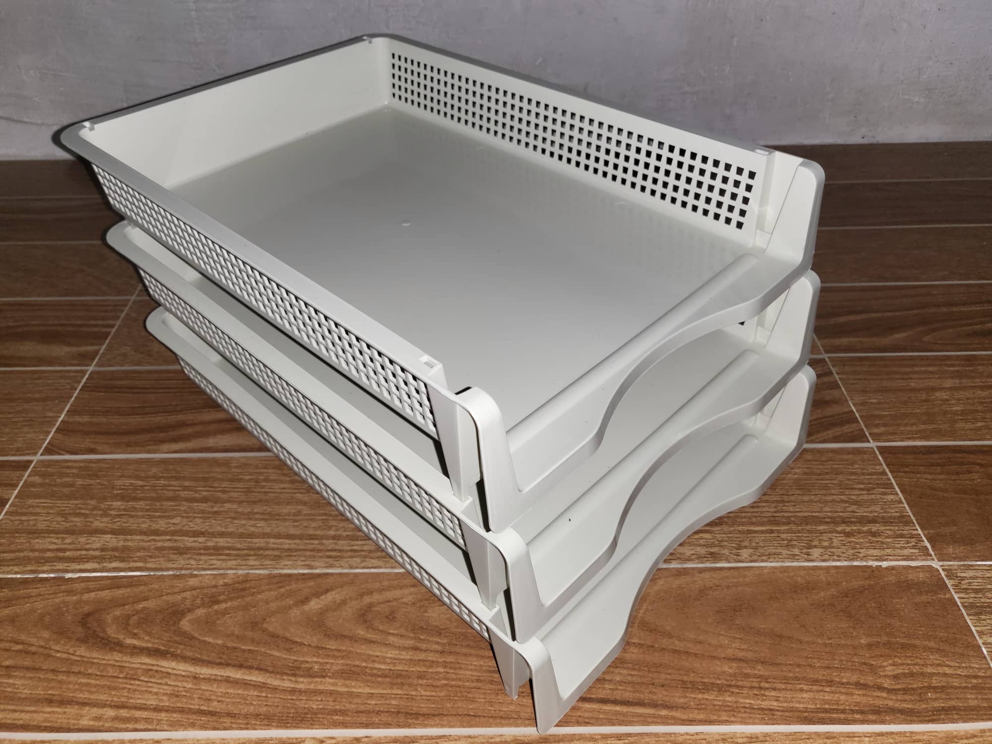 3 Layers Elegant document tray / paper holder / office rack / desktop ...