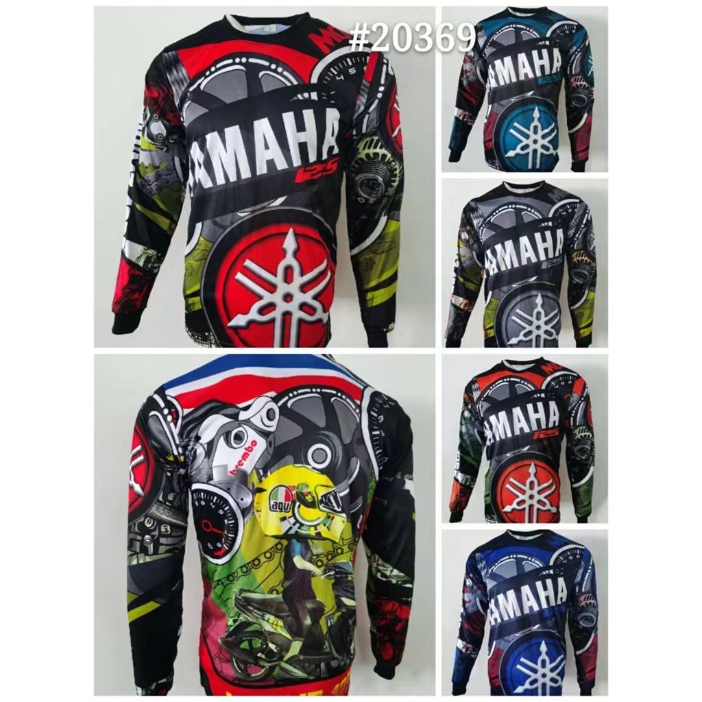 Long-sleeve motor Cycling Jersey Racing Bike Ride Motorcycle T-shirt ...