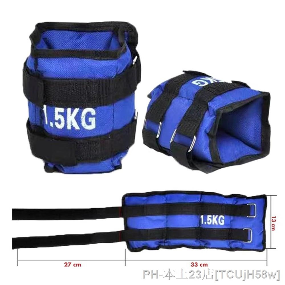 TCUjH58w 1kg-6kg Powergym Pair Of Ankle / Wrist Weights (Velcro Locks ...