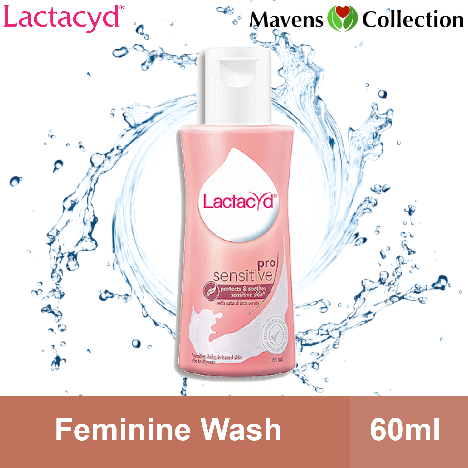LACTACYD Pro Sensitive Protect and Soothes Sensitive Skin Feminine Wash ...