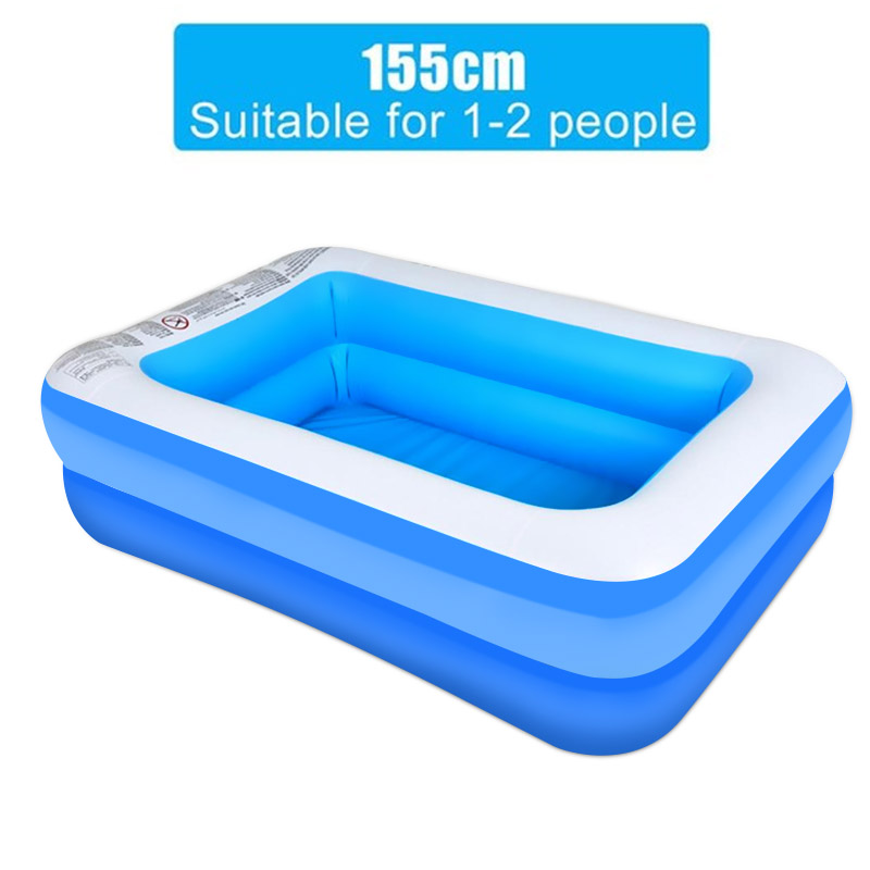 Inflatable swimming Pool Rectangular round inflatable Pool for kids ...