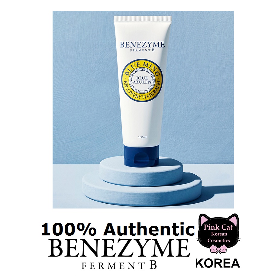 Korean Cosmetics BENEZYME Fermanent B Blue Ming Recovery Hair Balm ...