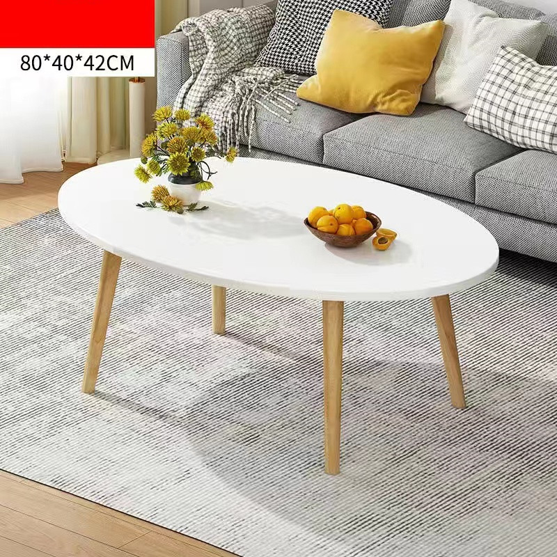 Center Table Minimalist Ellipse Coffee Table Tea Table Living Room ...
