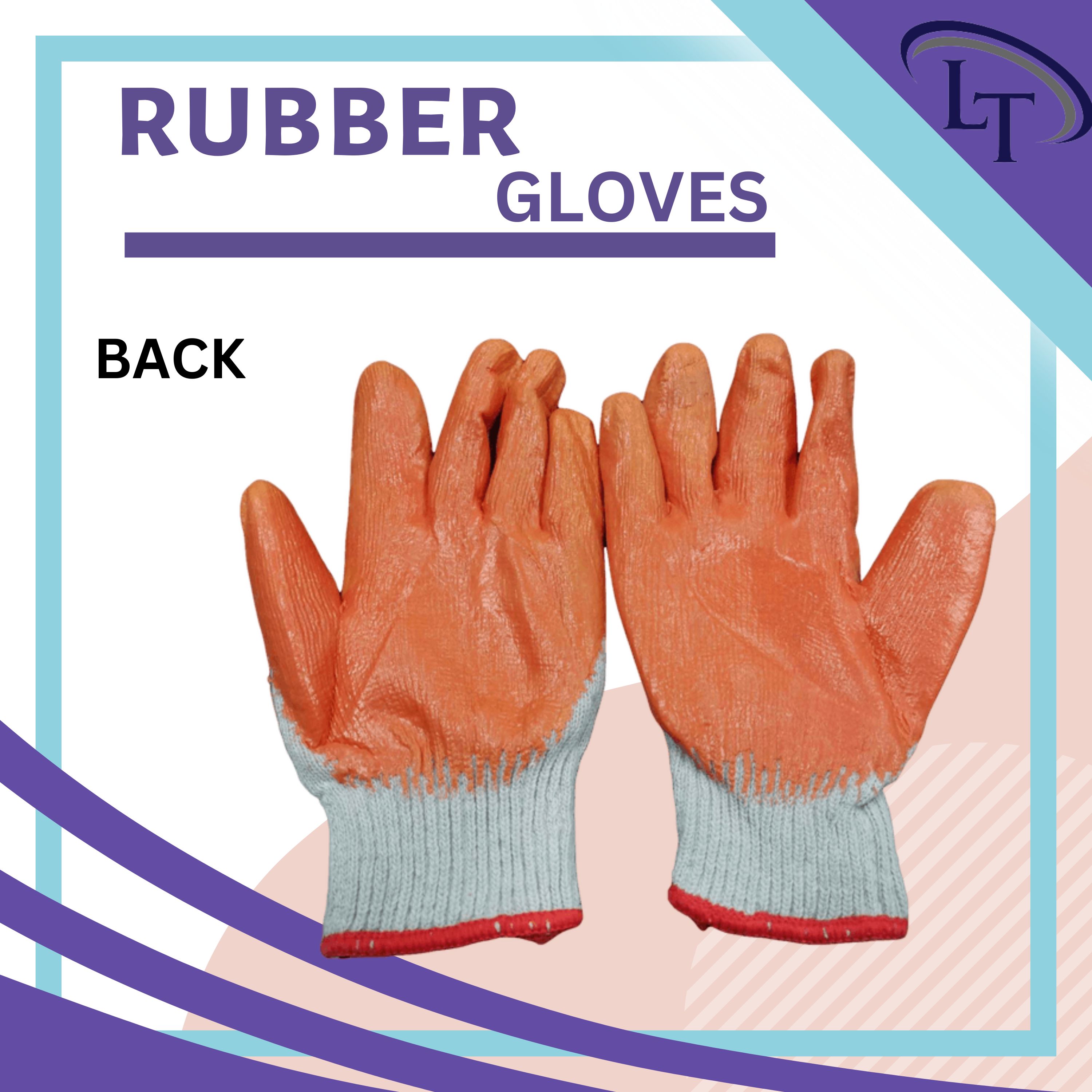 COTTON KNITTED GLOVES & COTTON KNITTED RUBBER COATED GLOVES SOLD PER ...