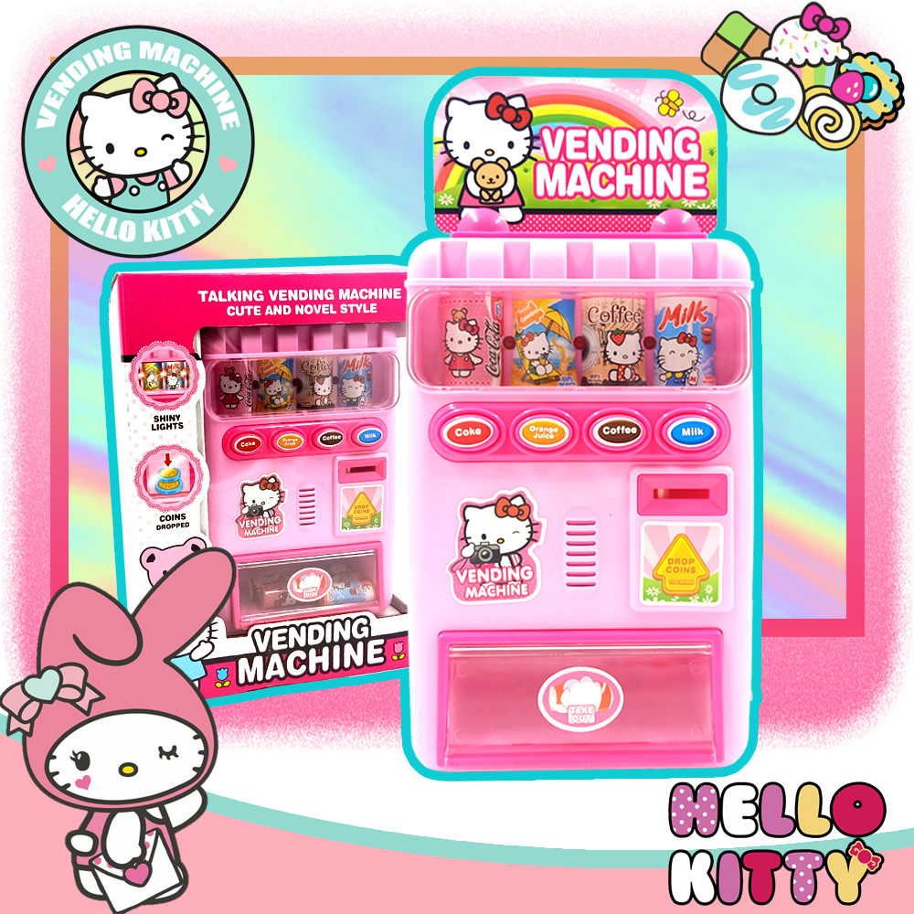 FROZEN / Hello-Kitty Vending Machine Play Pretend Simulation Vending ...