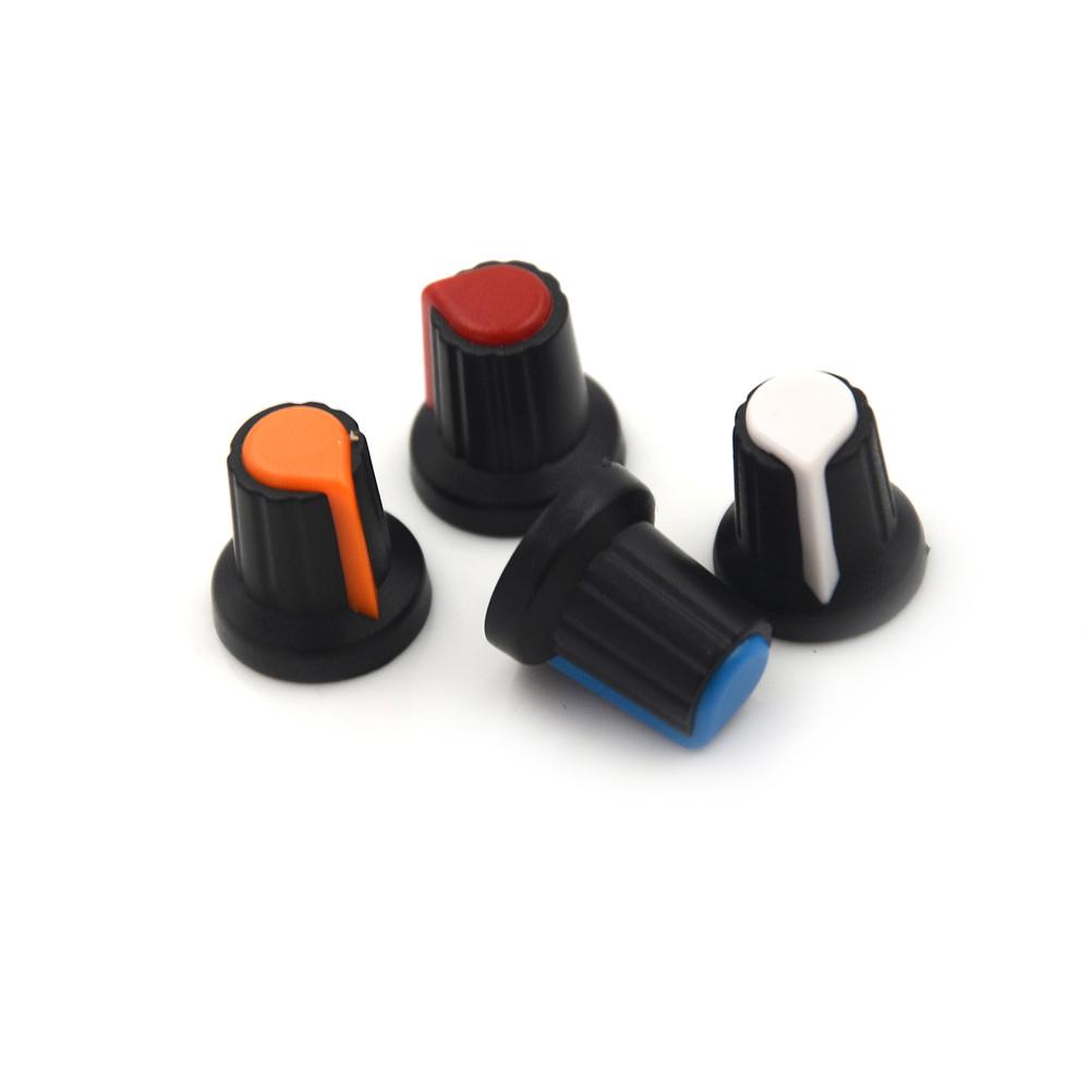 LngBo 10Pcs 15mmx17mm Potentiometer Shaft Control Rotary Knob Cap ...