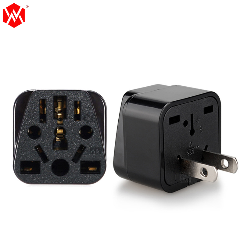 WM-058 2-pin American standard to British /Australian/Japanese two-pin ...