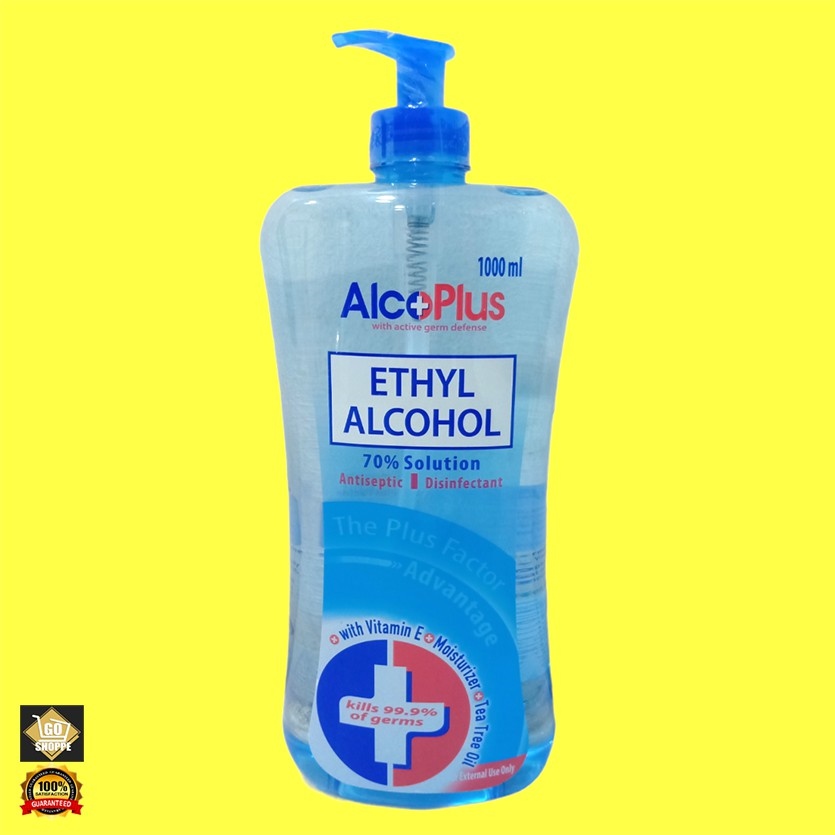 1000 ML/ 1 GALLON ALCO PLUS ALCOHOL (ETHYL-ISOPROPYL) | Lazada PH