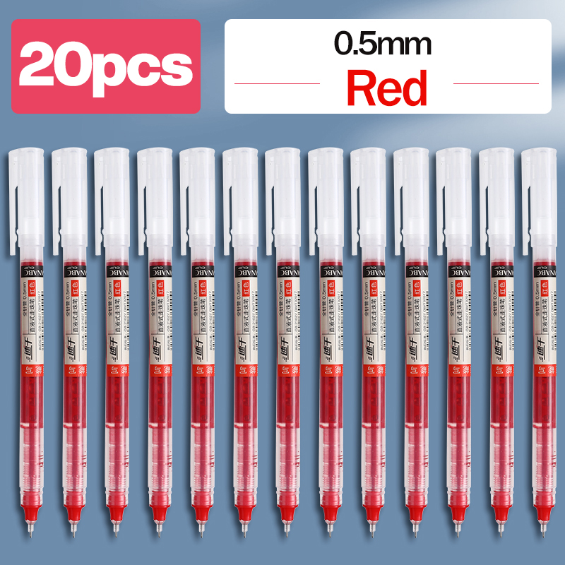 0.5mm Gel Pen Black Pen Signing pen Red/Blue neutral pen Student ...