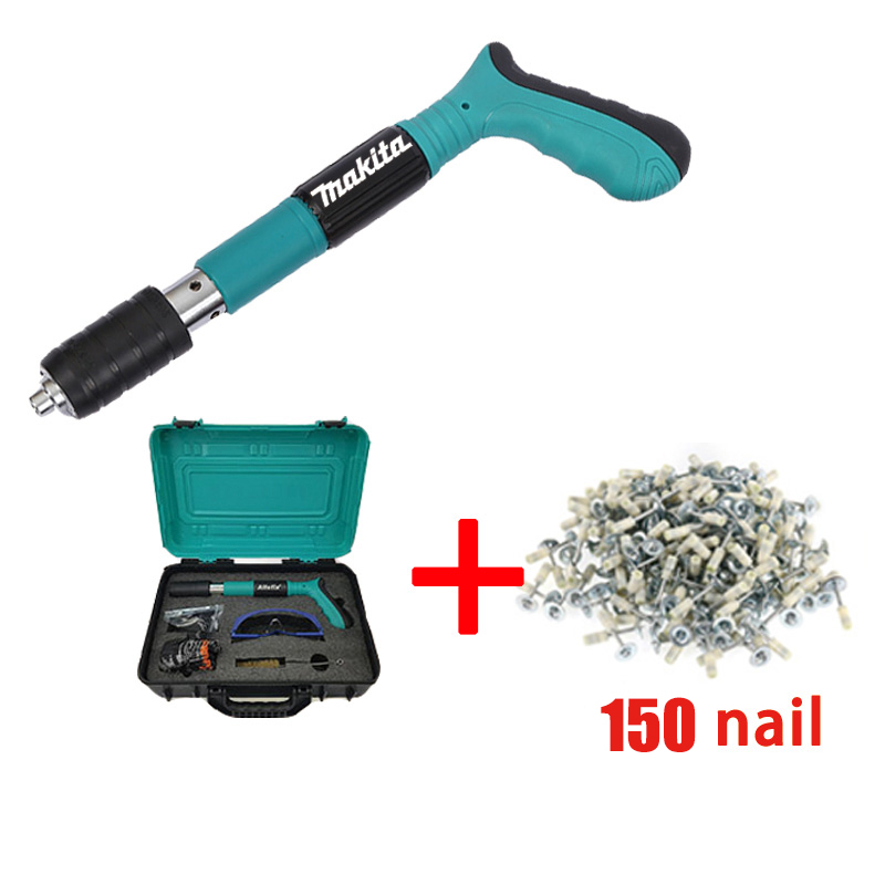 MAKITA Manual Nail Gun Heavy Duty with Free Nails No Punch Concrete ...