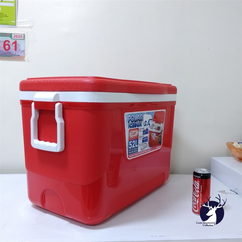 #ZOOEY HIGH-QUALITY COOLER BOX POLAR ICE BOX CHEST INSULATED COOLER ICE ...