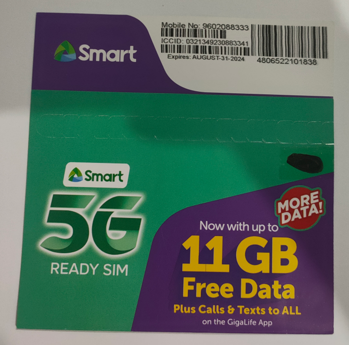 Smart 5G LTE Special Number Vanity Tricut SIM Card Unique Eternity Luck ...