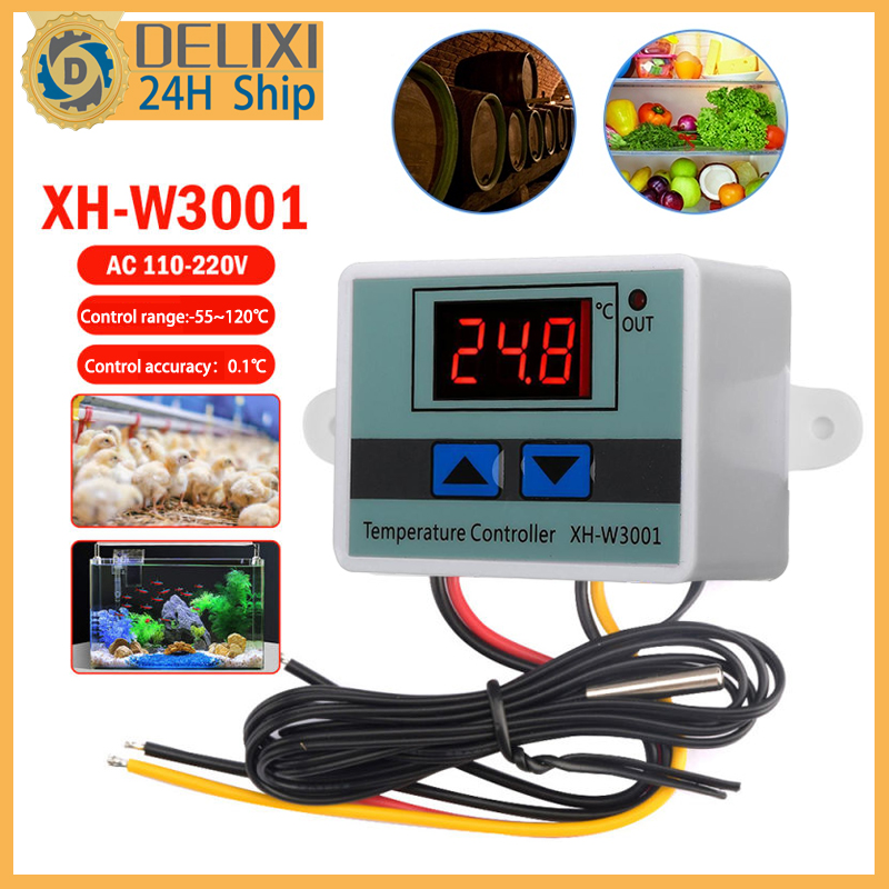Delixi XH-W3001 Multifunction Digital Temperature Controller AC110-220V 1500W Incubator ...
