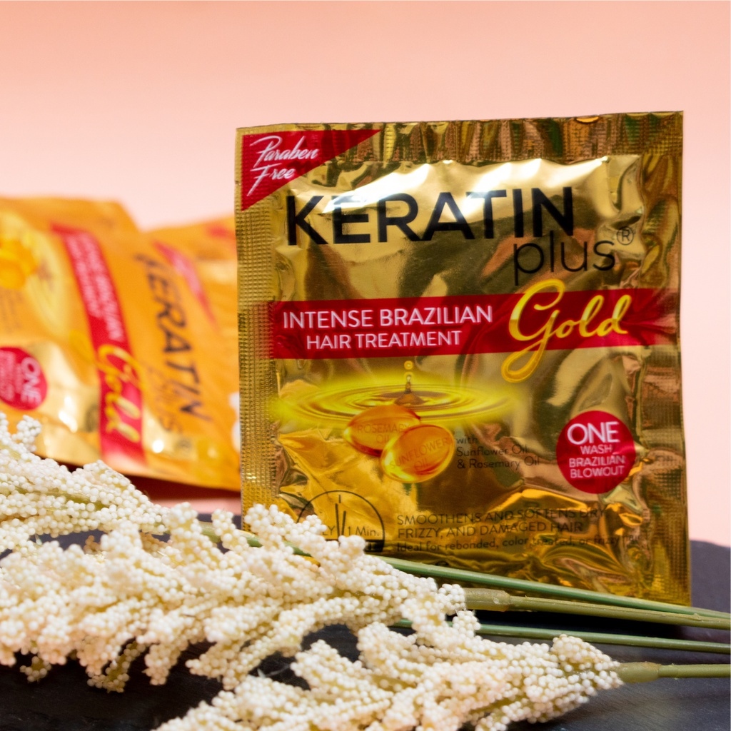 KeratinPlus GOLD Intense Brazilian Hair Treatment (20g) 12 pcs | Lazada PH