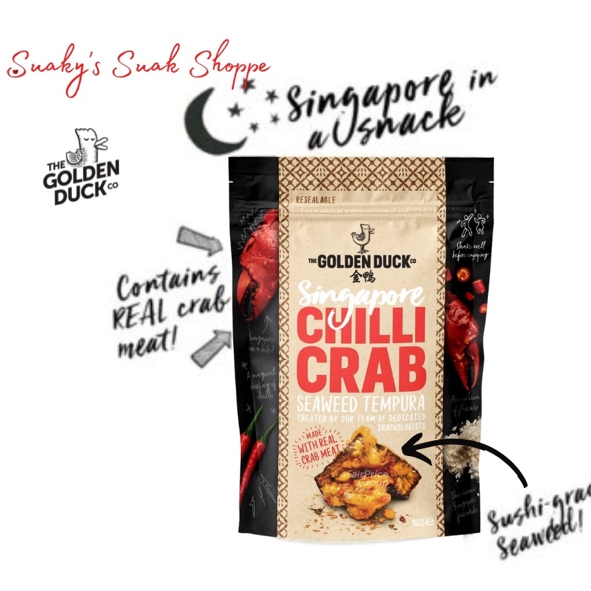 The Golden Duck Salted Egg Crunchy Crisps Chips Fish Skin Potato Ridges ...