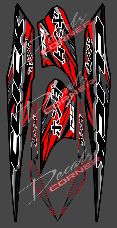 Honda Click/Vario 125i/150i V2 Japanese Combi design decals | Lazada PH