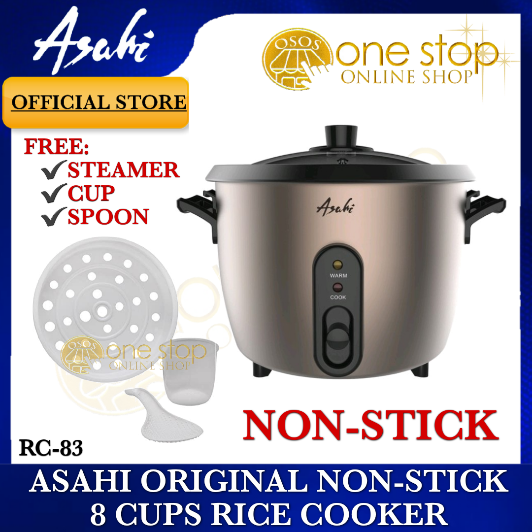 ASAHI Original 8 Cups Rice Cooker non-stick Rice Cooker Teflon Cooker ...