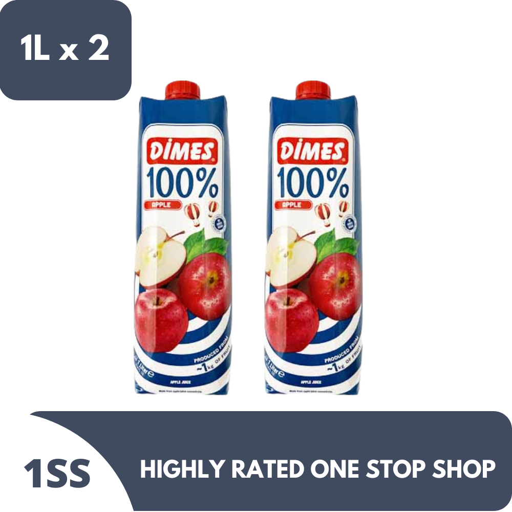 Dimes 100% Apple 1L x 2 | Lazada PH